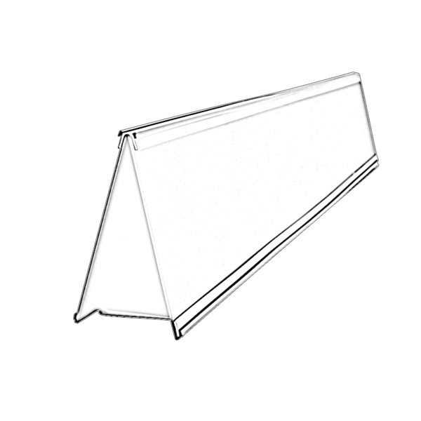 A-Frame C-Channel Sign Holder with Magnetic Base - Sightline Display