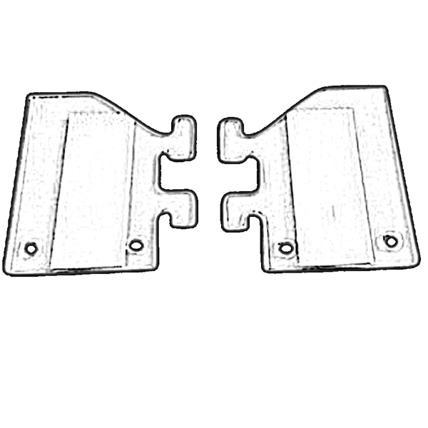 Lozier Straight Fascia Bracket Set - Sightline Display