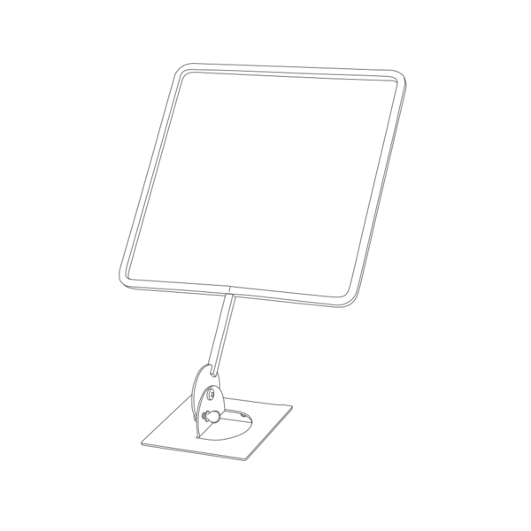 Adjustable Angle Sign Holder - Sightline Display